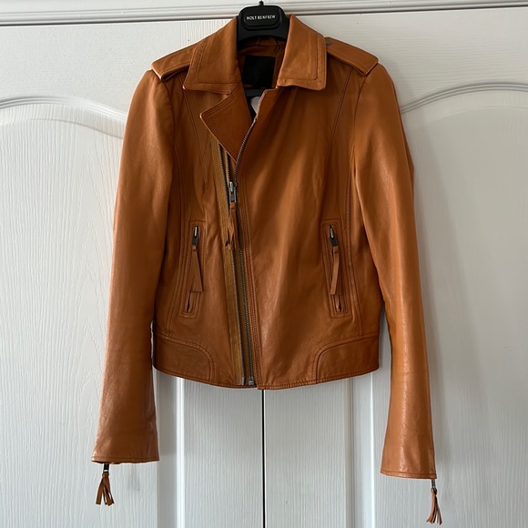 Joie | Jackets & Coats | Euc Joie Leather Jacket | Poshmark